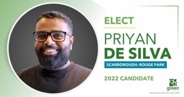 Priyan de Silva nominated as Ontario Greens candidate in Scarborough ...