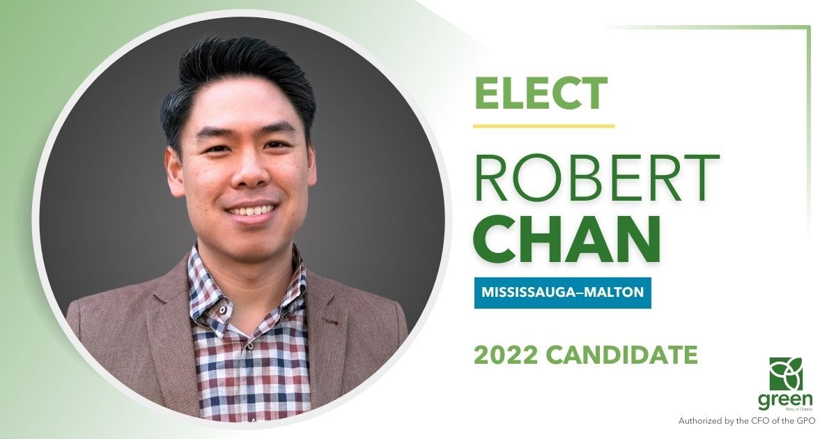 Robert Chan, GPO Candidate for Mississauga—Malton
