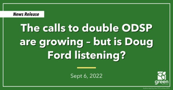 The calls to double ODSP are growing – but is Doug Ford listening ...