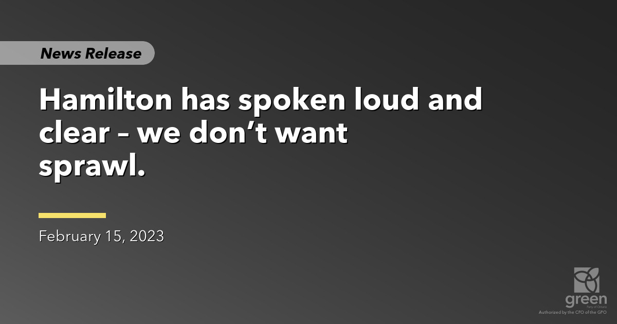 Greens candidate leading the charge to stop Hamilton sprawl