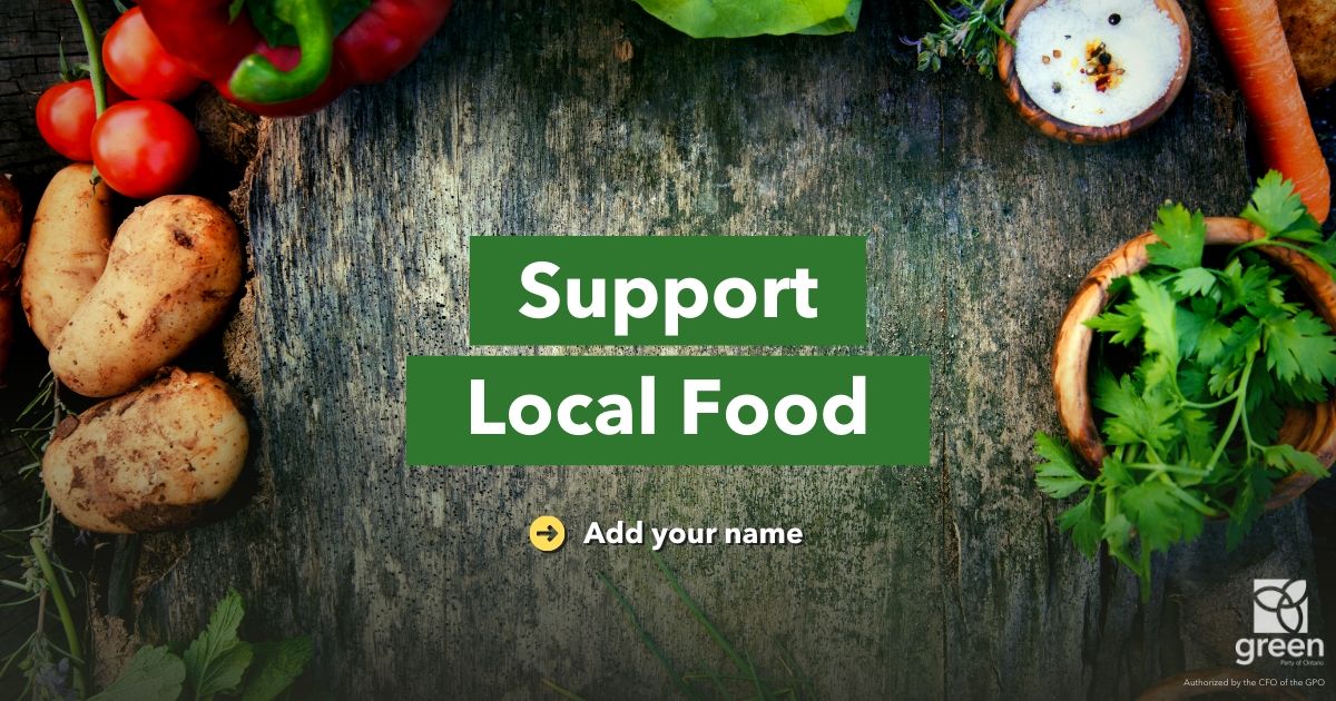 Support Local Food | Green Party of Ontario